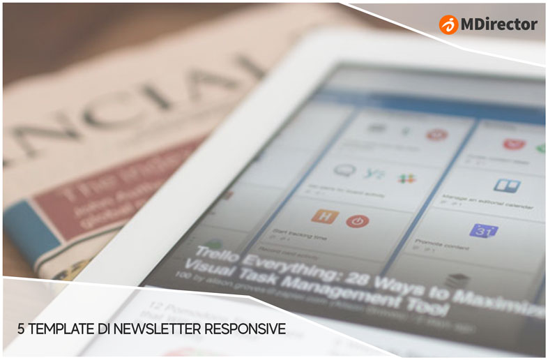 5 template di newsletter responsive | MDirector