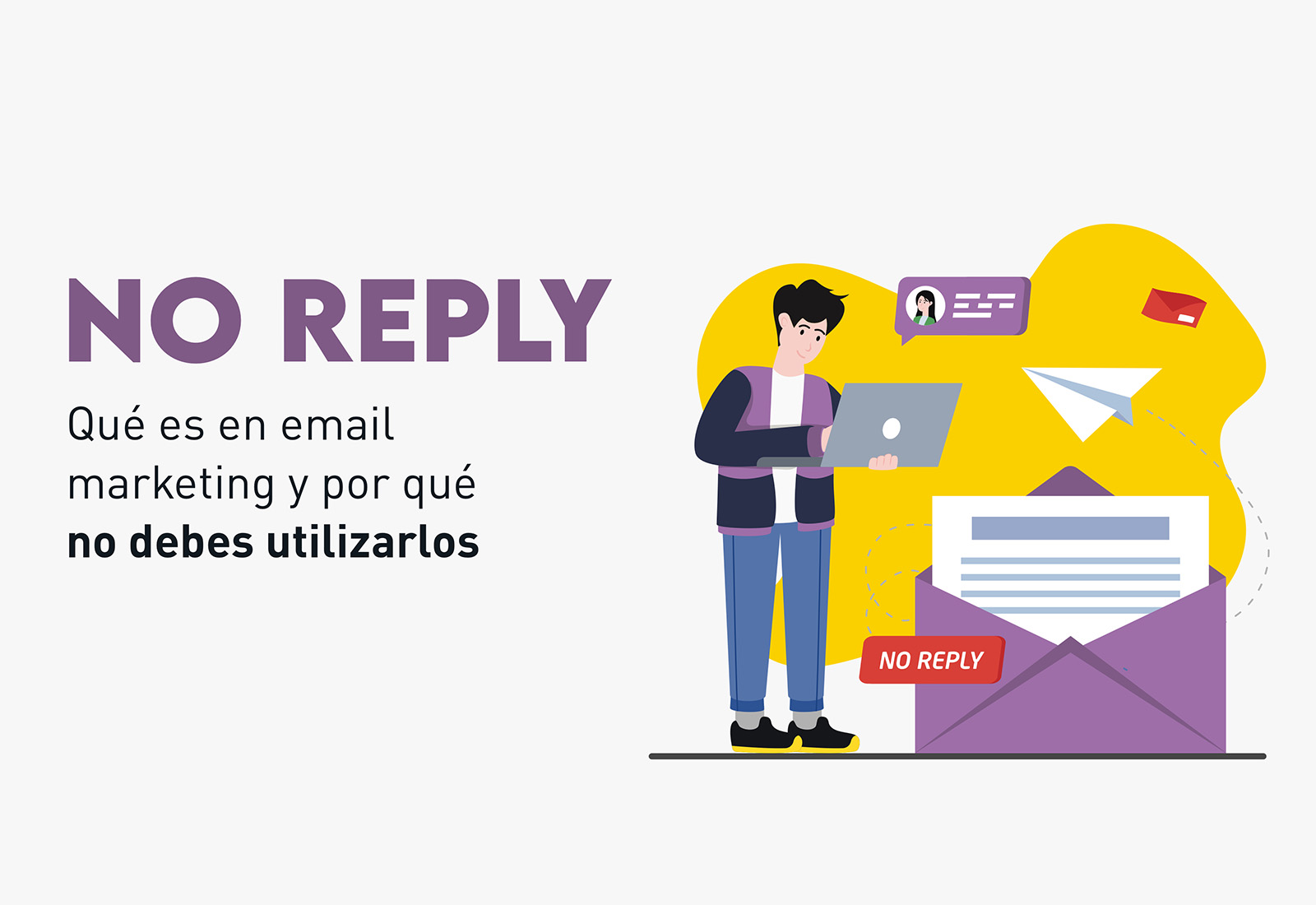 No Reply Email: por qué no usarlo y alternativas | MDirector